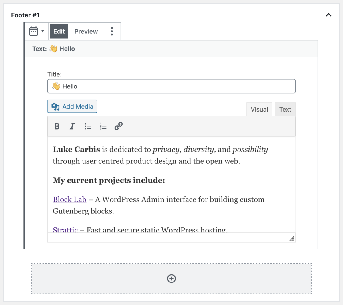 Block Based Themes – Luke's Blog
